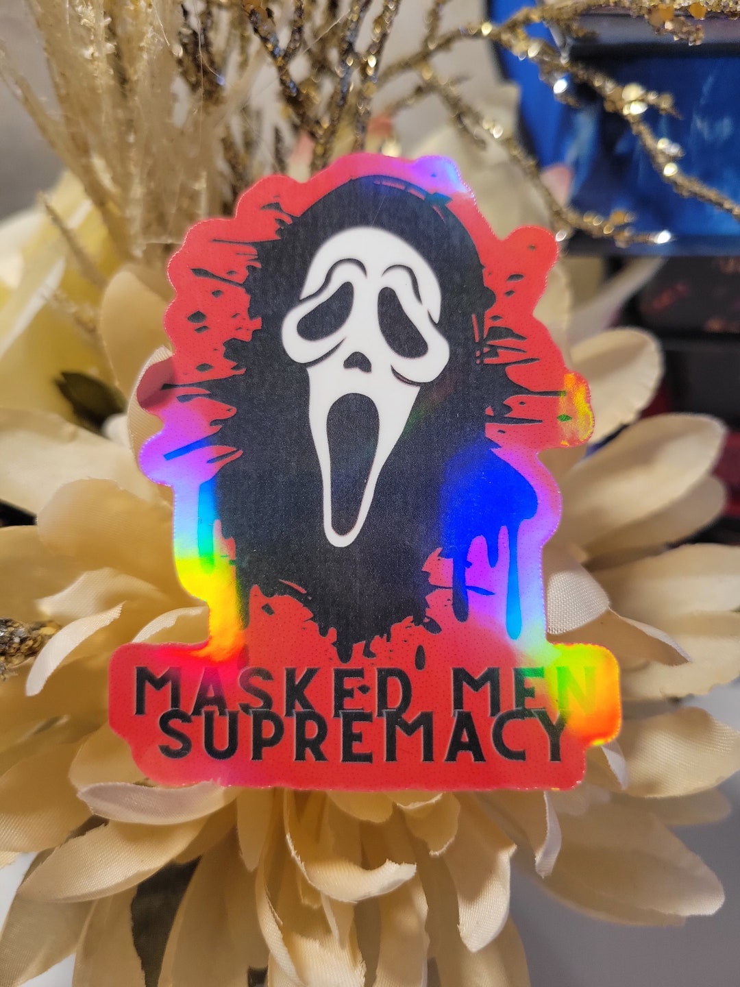 Masked Men Supremacy Sticker - Etsy