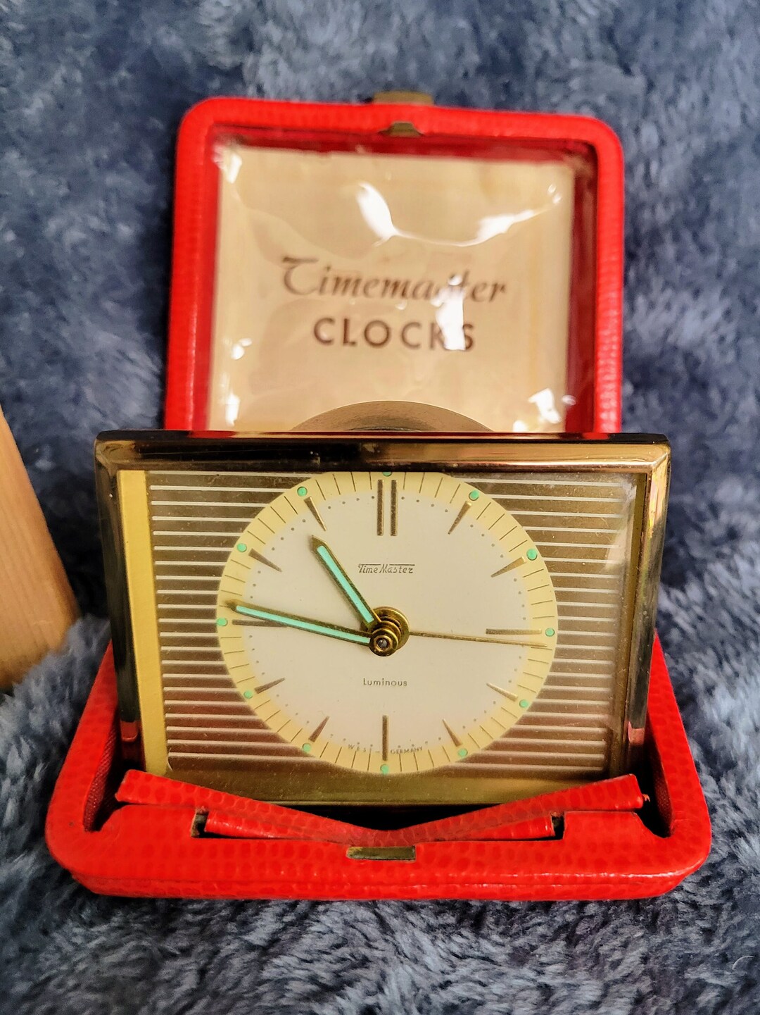 Rare 1960s Vintage German Timemaster Travel Alarm Clock With - Etsy