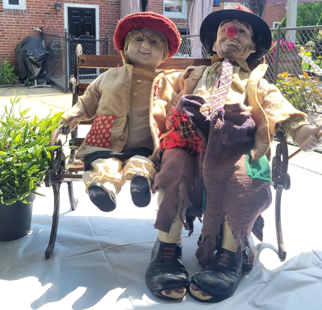 Vintage 1983 19 Inch Dynasty Doll CLYDE Sad Hobo Clown Emmett - Etsy