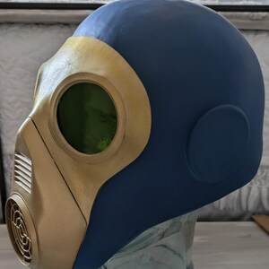 Custom Steampunk Style Cosplay Gas Mask Painted in Gold and Blue - Etsy