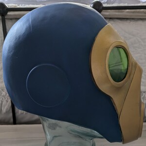 Custom Steampunk Style Cosplay Gas Mask Painted in Gold and Blue - Etsy