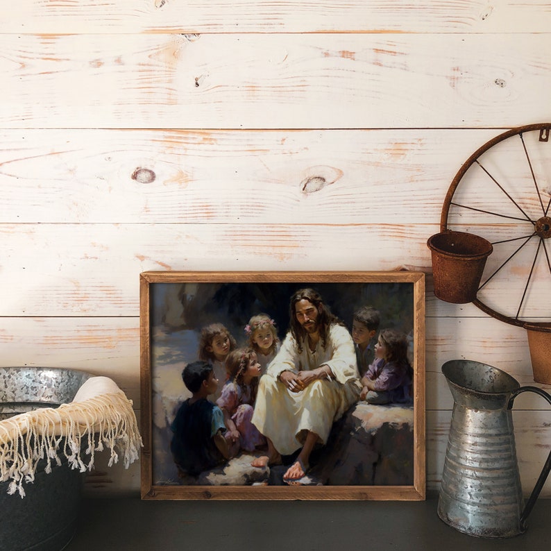 Christ Portrait, Christian Printable Wall Art, Christian Gift ...