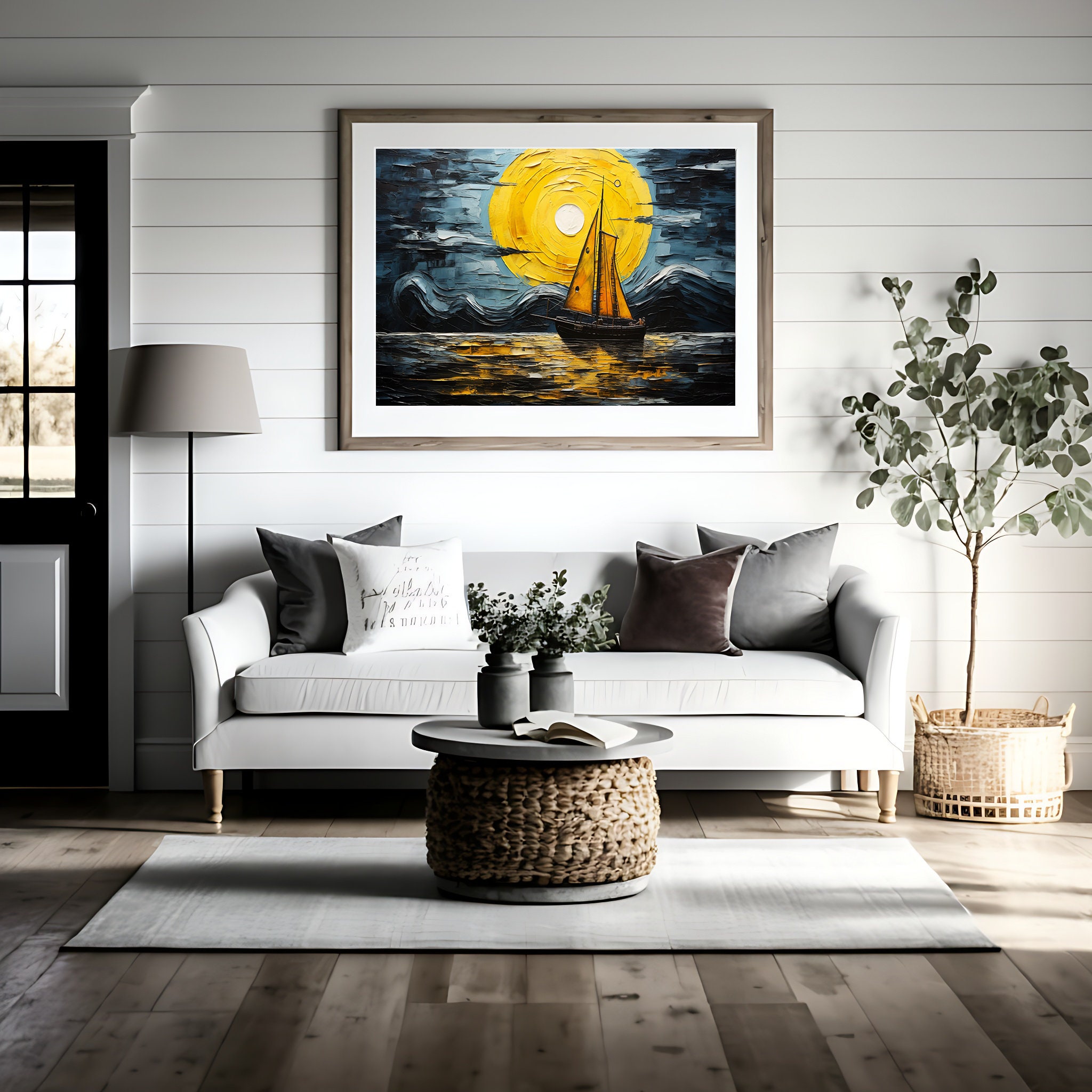 Hush Be Still, DIGITAL PRINT, Jesus Stills Sea, WALL Art, Jesus Art ...