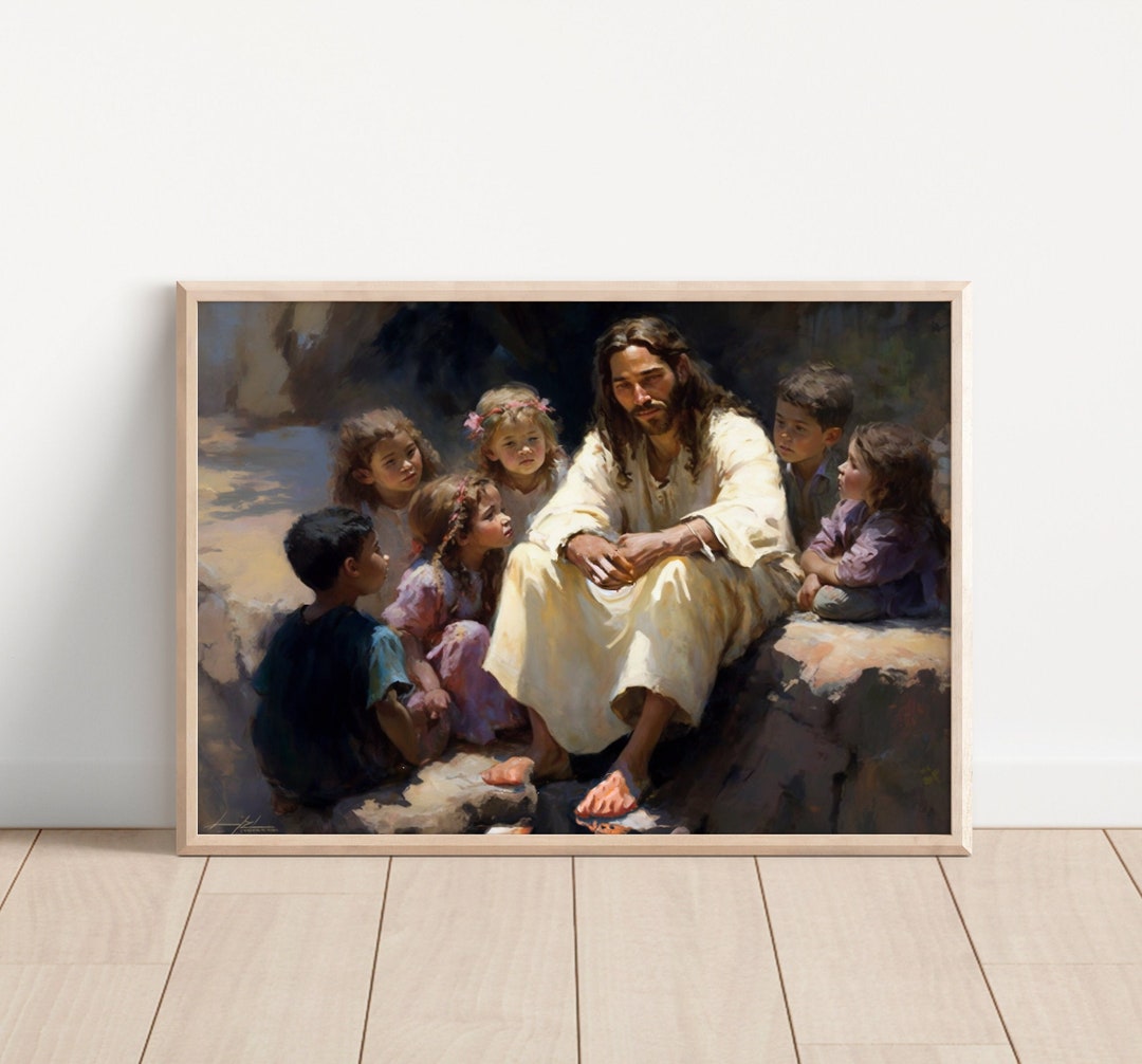Christ Portrait, Christian Printable Wall Art, Christian Gift ...