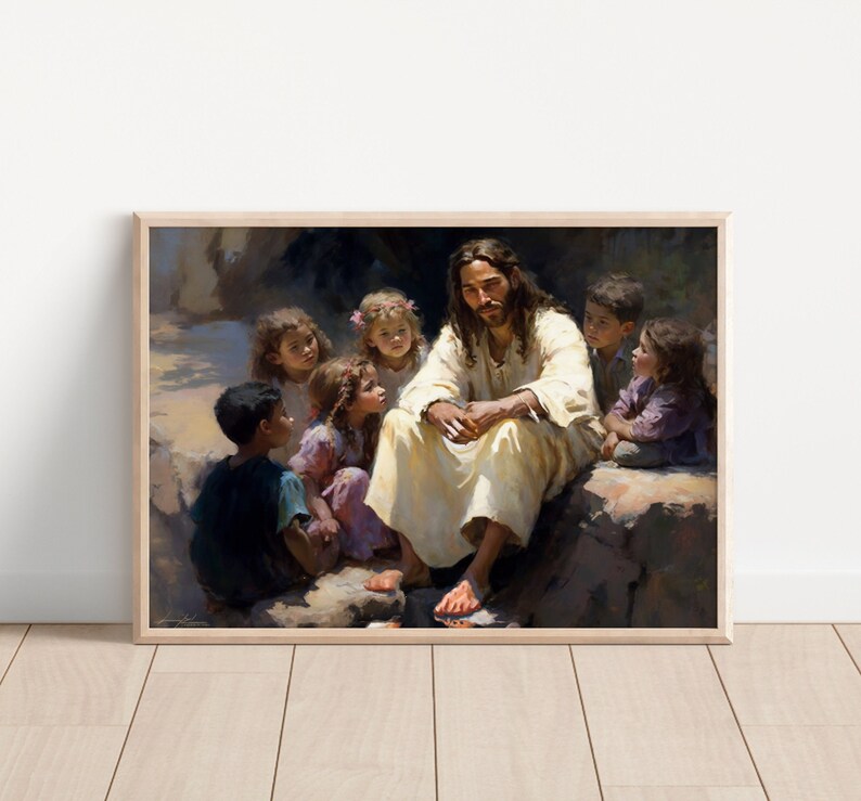 Christ Portrait, Christian Printable Wall Art, Christian Gift ...