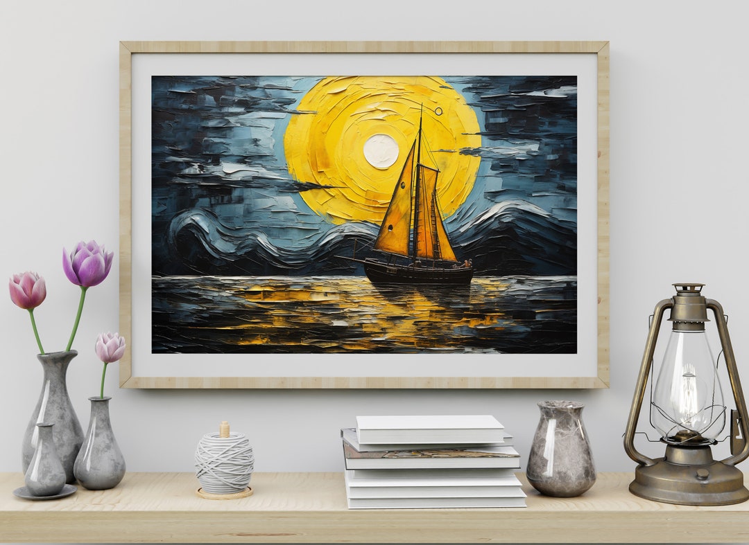 Hush Be Still, DIGITAL PRINT, Jesus Stills Sea, WALL Art, Jesus Art ...