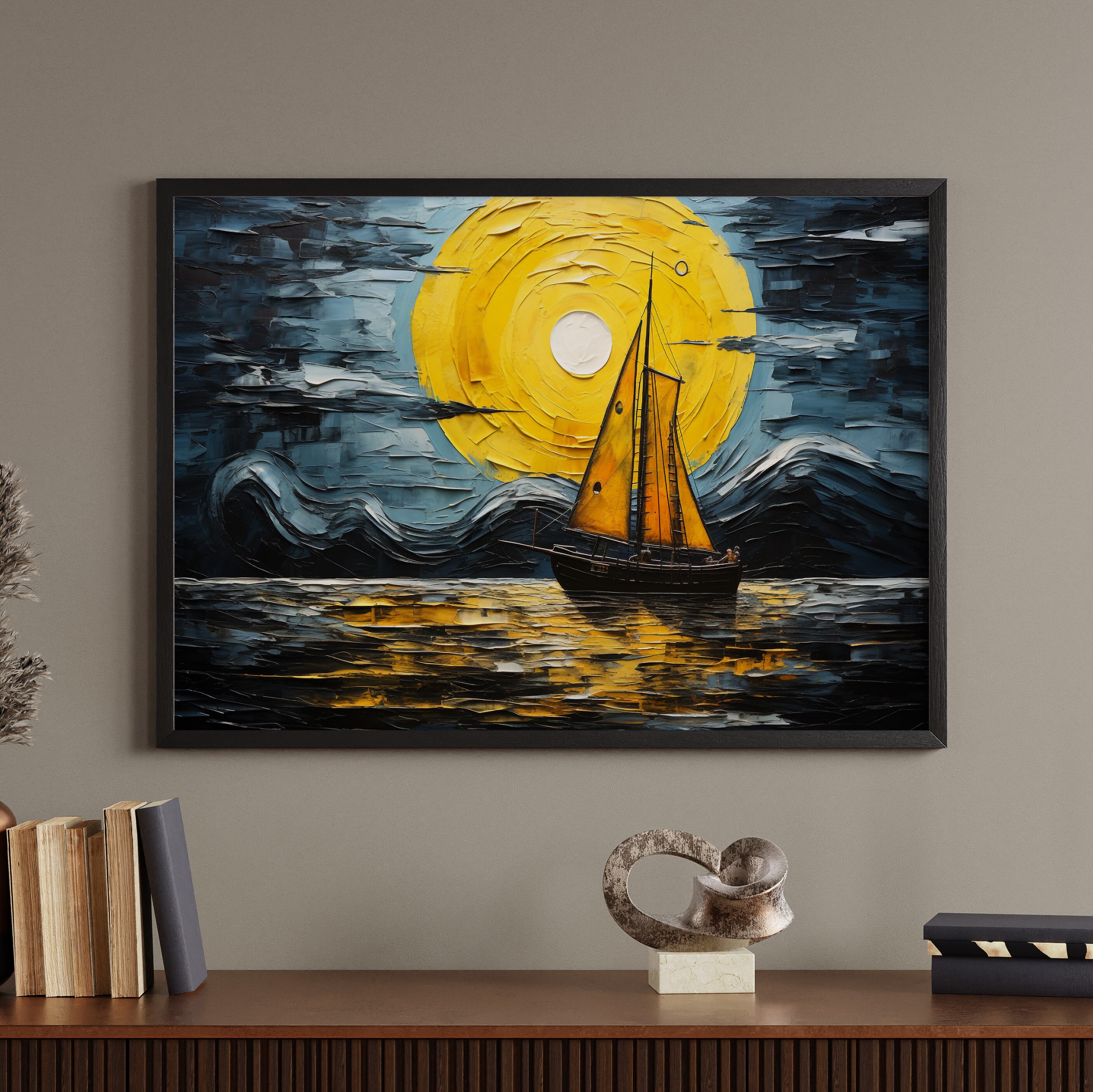 Hush Be Still, DIGITAL PRINT, Jesus Stills Sea, WALL Art, Jesus Art ...