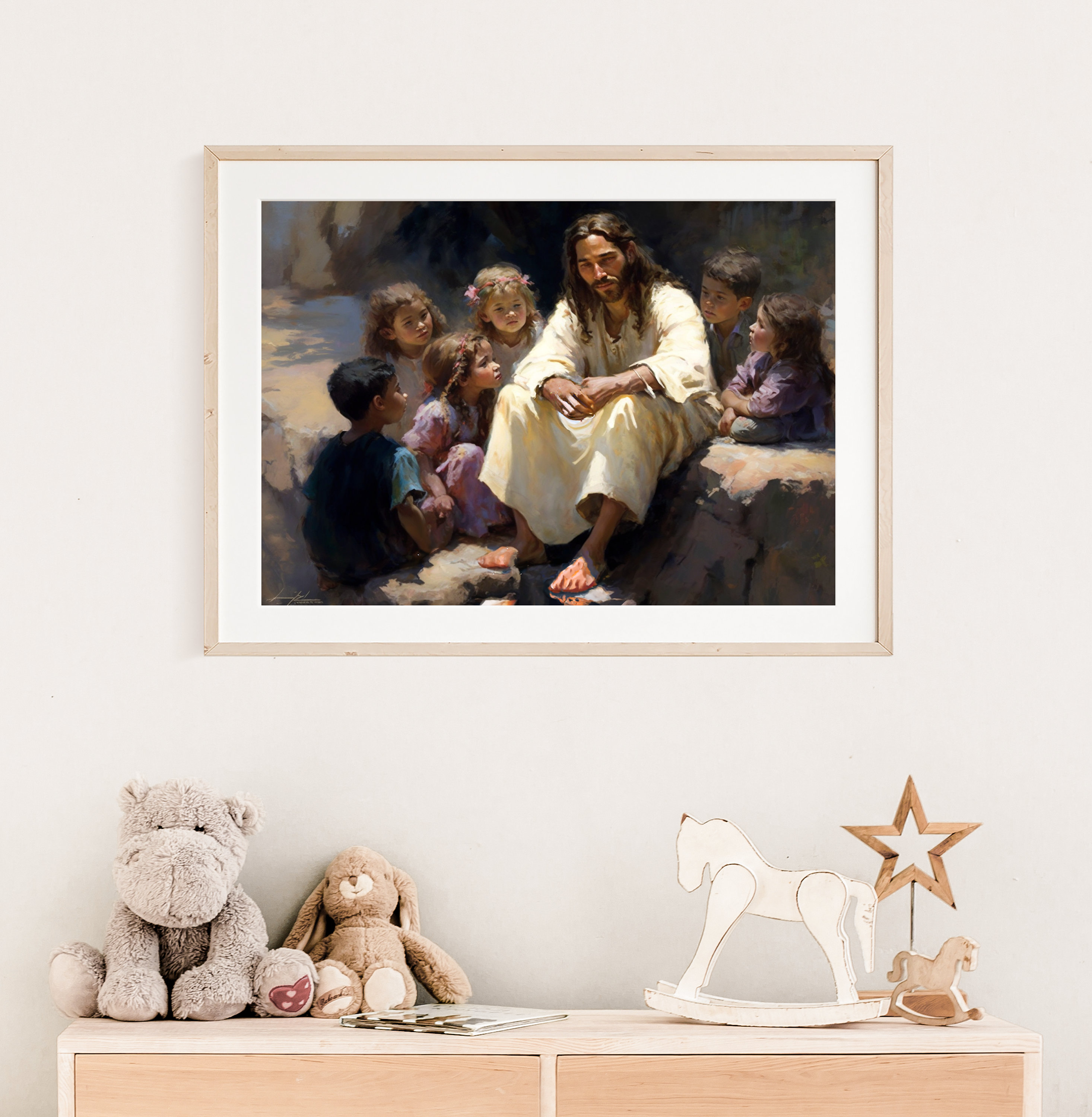 Christ Portrait, Christian Printable Wall Art, Christian Gift ...