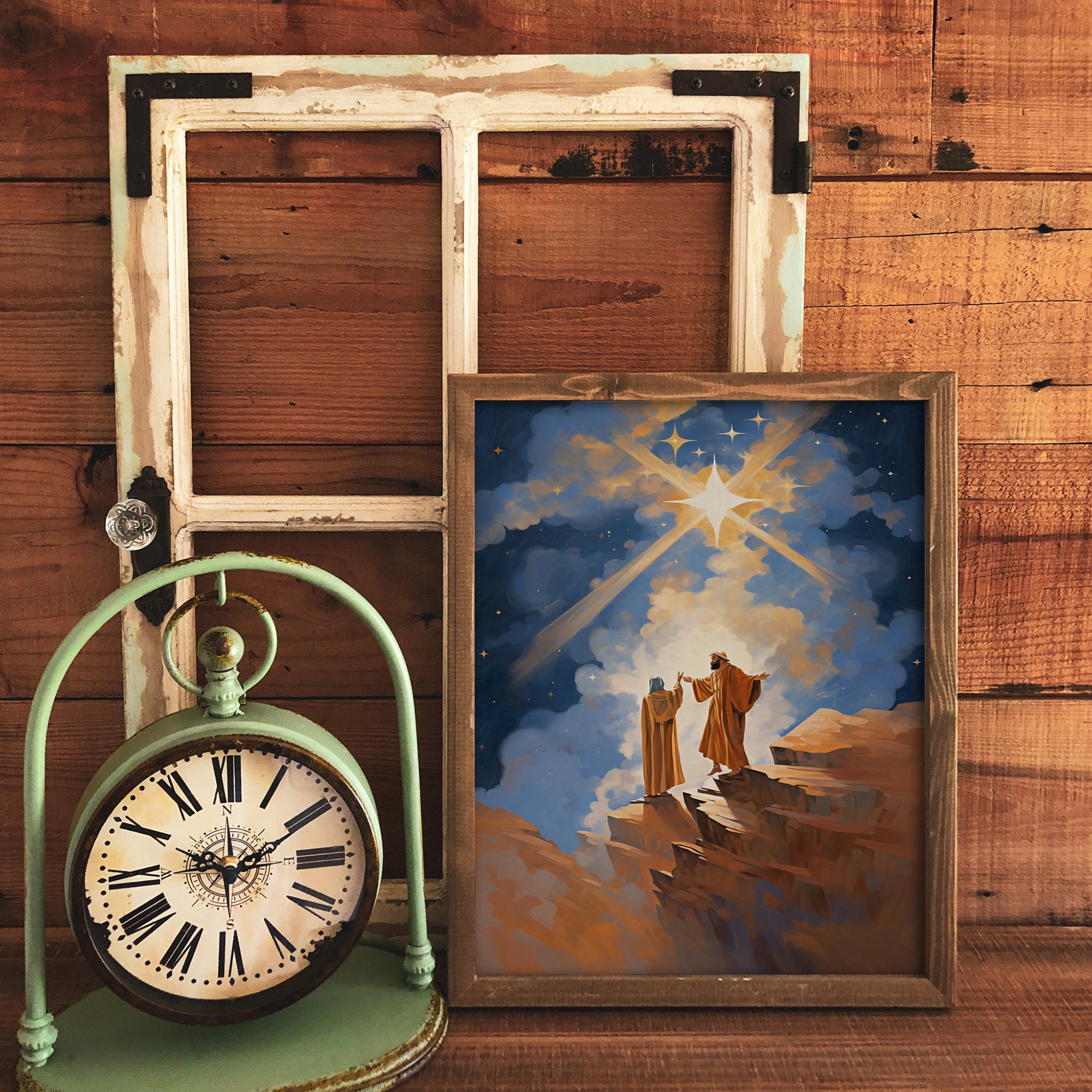God's Promise to Abraham, Christian Poster, Jesus Art, Hem of Robe ...