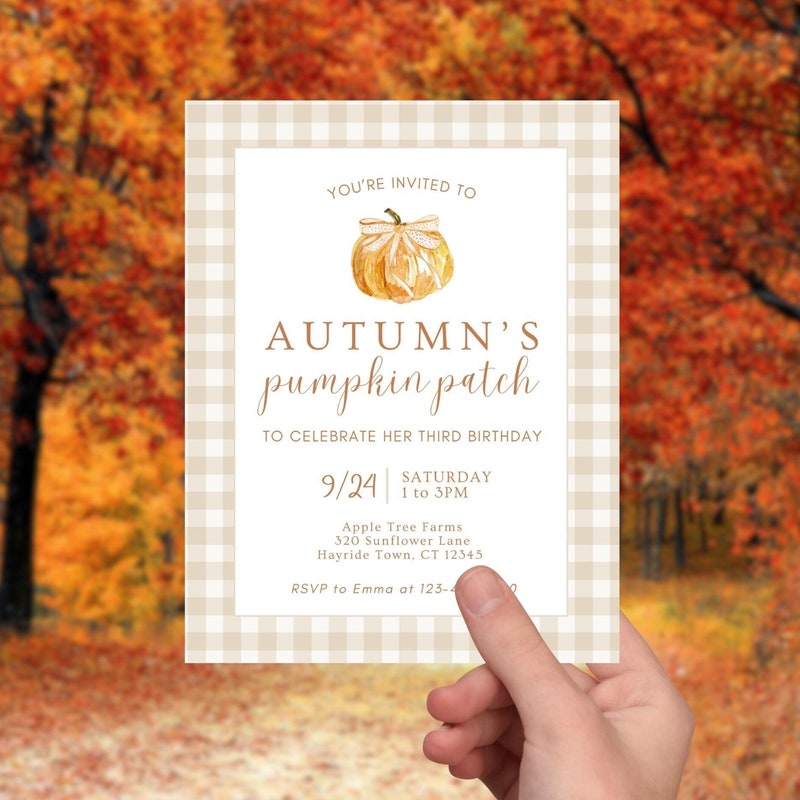 Fall Invitations - Etsy