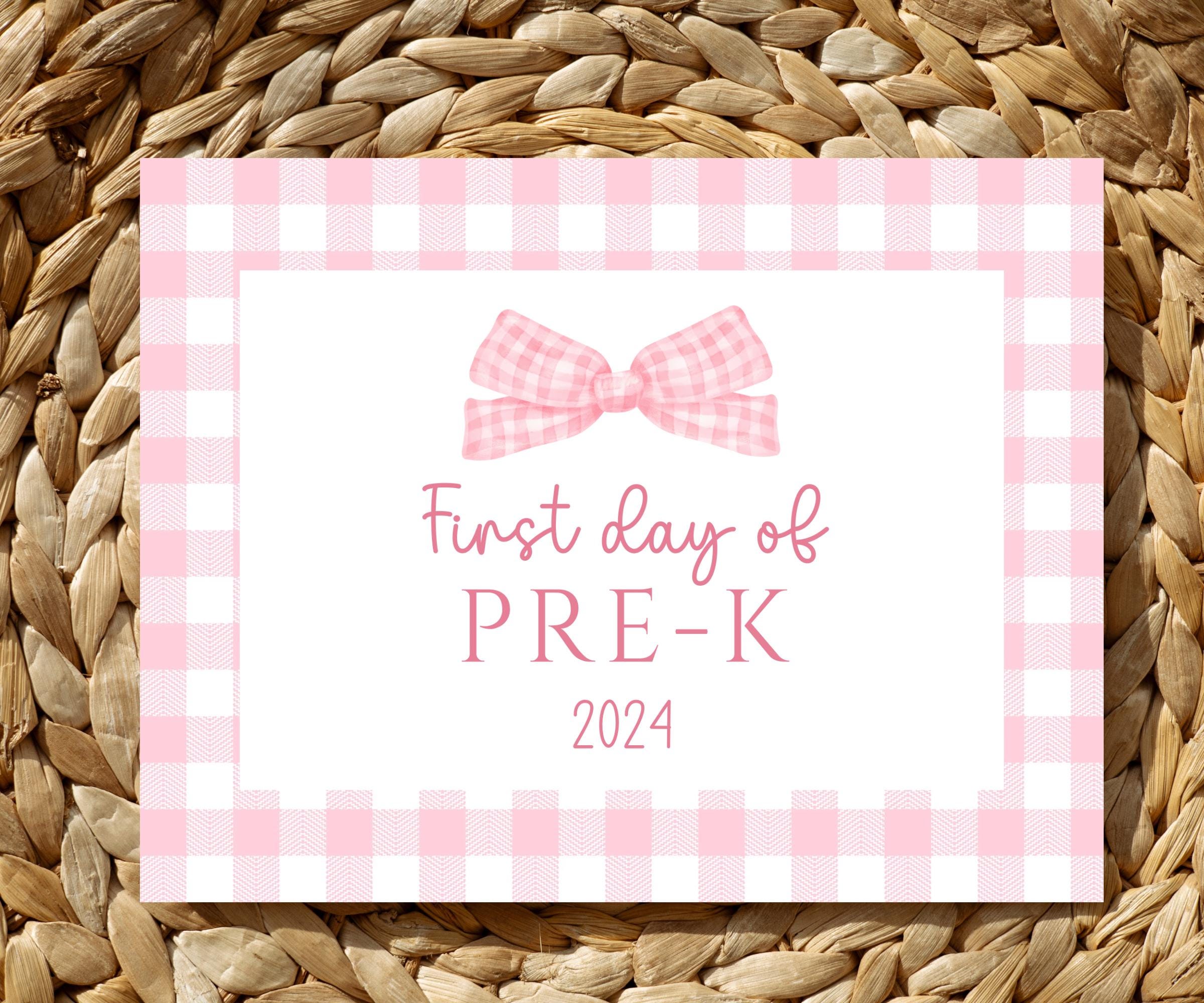 First Day of School Sign, Cute First Day of School Printable, First Day ...