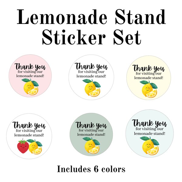 Lemonade Stand Party - Etsy