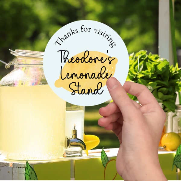 Lemonade Stand Printables - Etsy