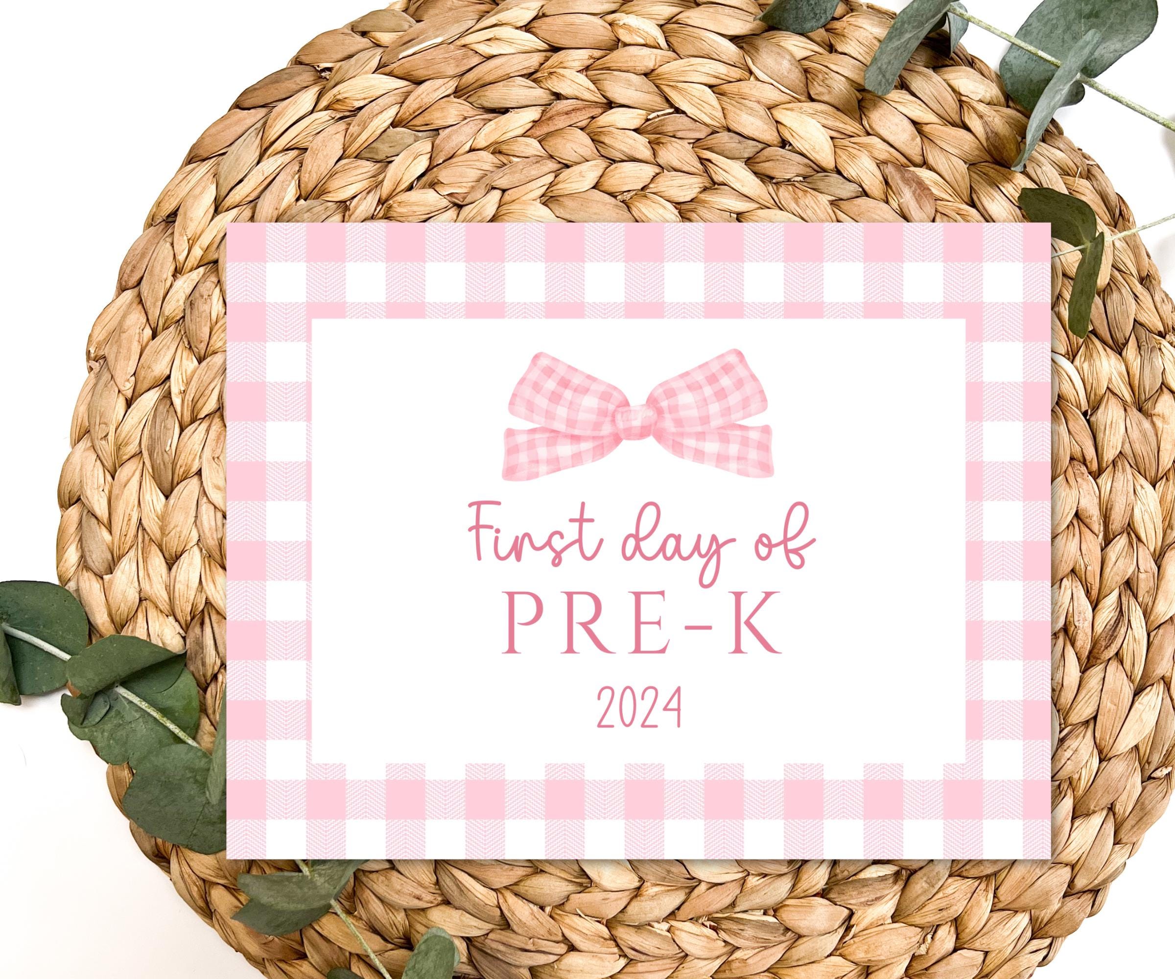 First Day of School Sign, Cute First Day of School Printable, First Day ...