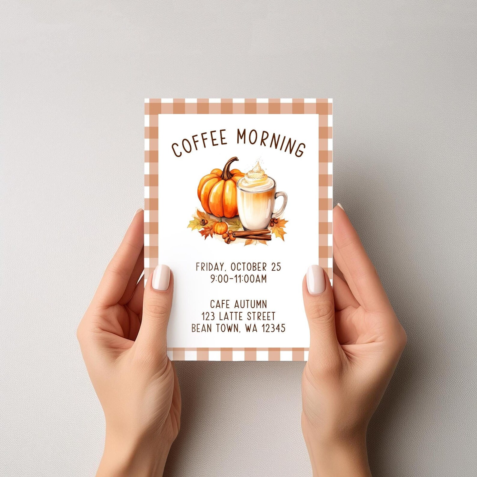 Editable Coffee Morning Invitation, Coffee Morning Flyer, Fall School ...