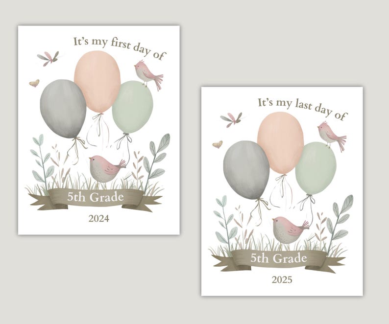 First Day of School Printable, Kindergarten First Day of School Sign ...