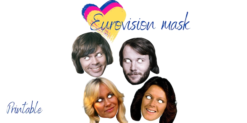 Celebrity Facemasks Printable - Etsy