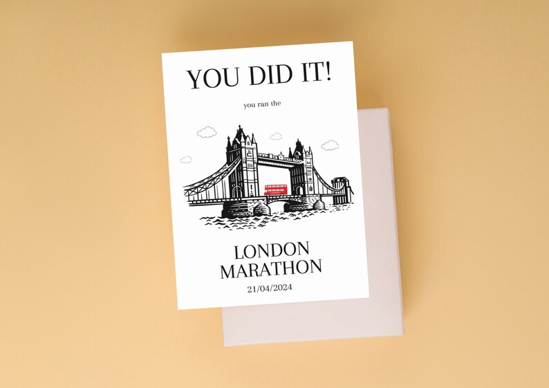 London Marathon 2024 Congratulations on Completing the London Marathon ...