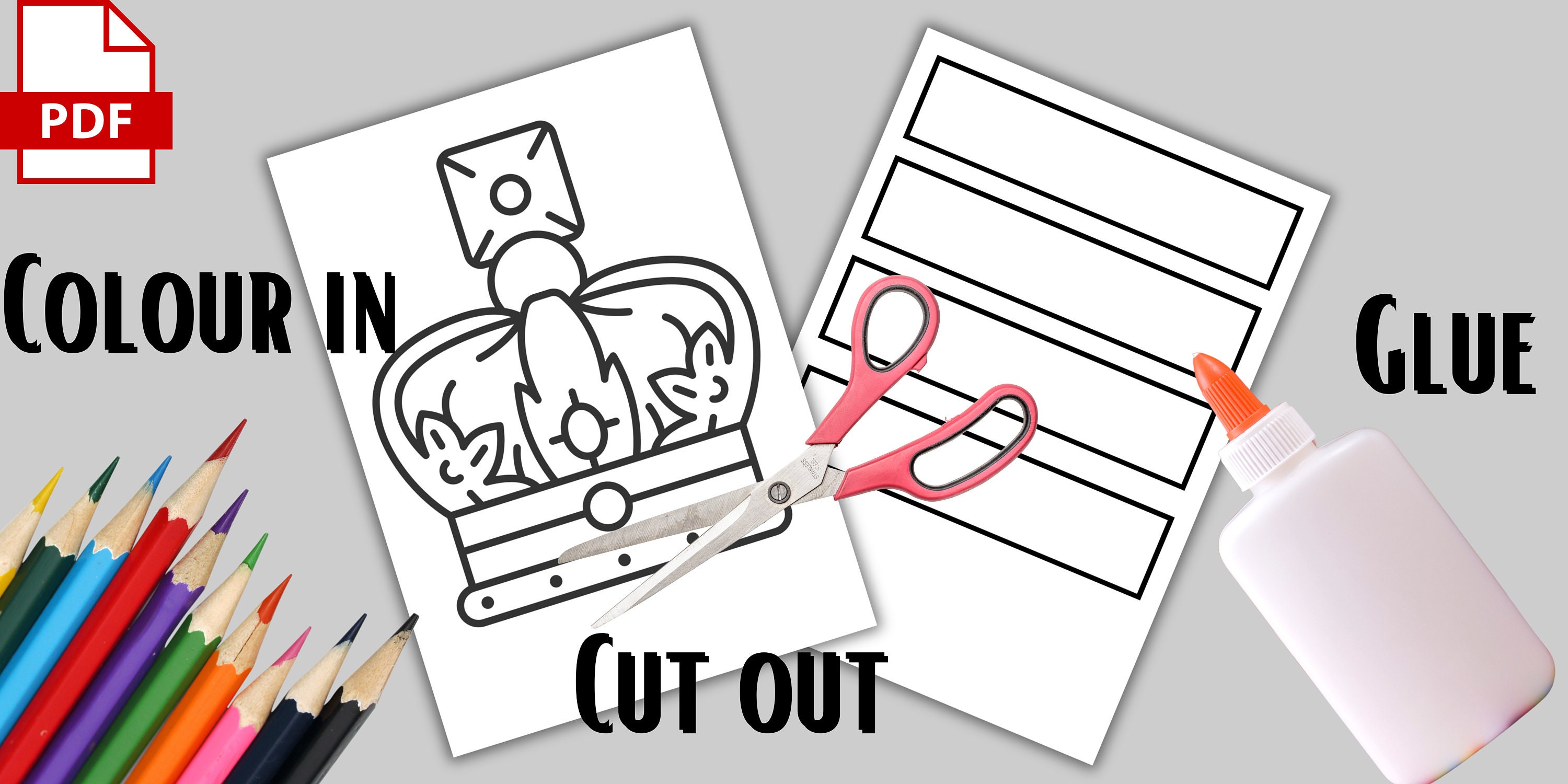 Royal King Crown Template Printable - Etsy