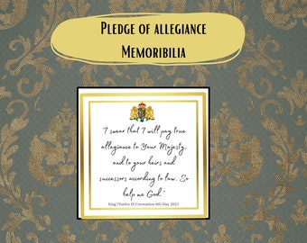 Printable Pledges Handprint Art Pledge of Allegiance Sign - Etsy