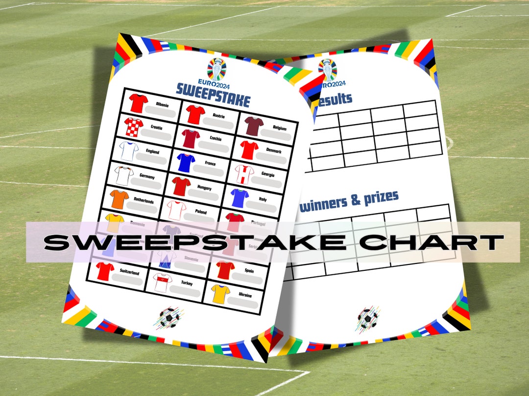 Euro 2024 Sweepstake Chart | Football Fun PDF Download for A4 Paper ...