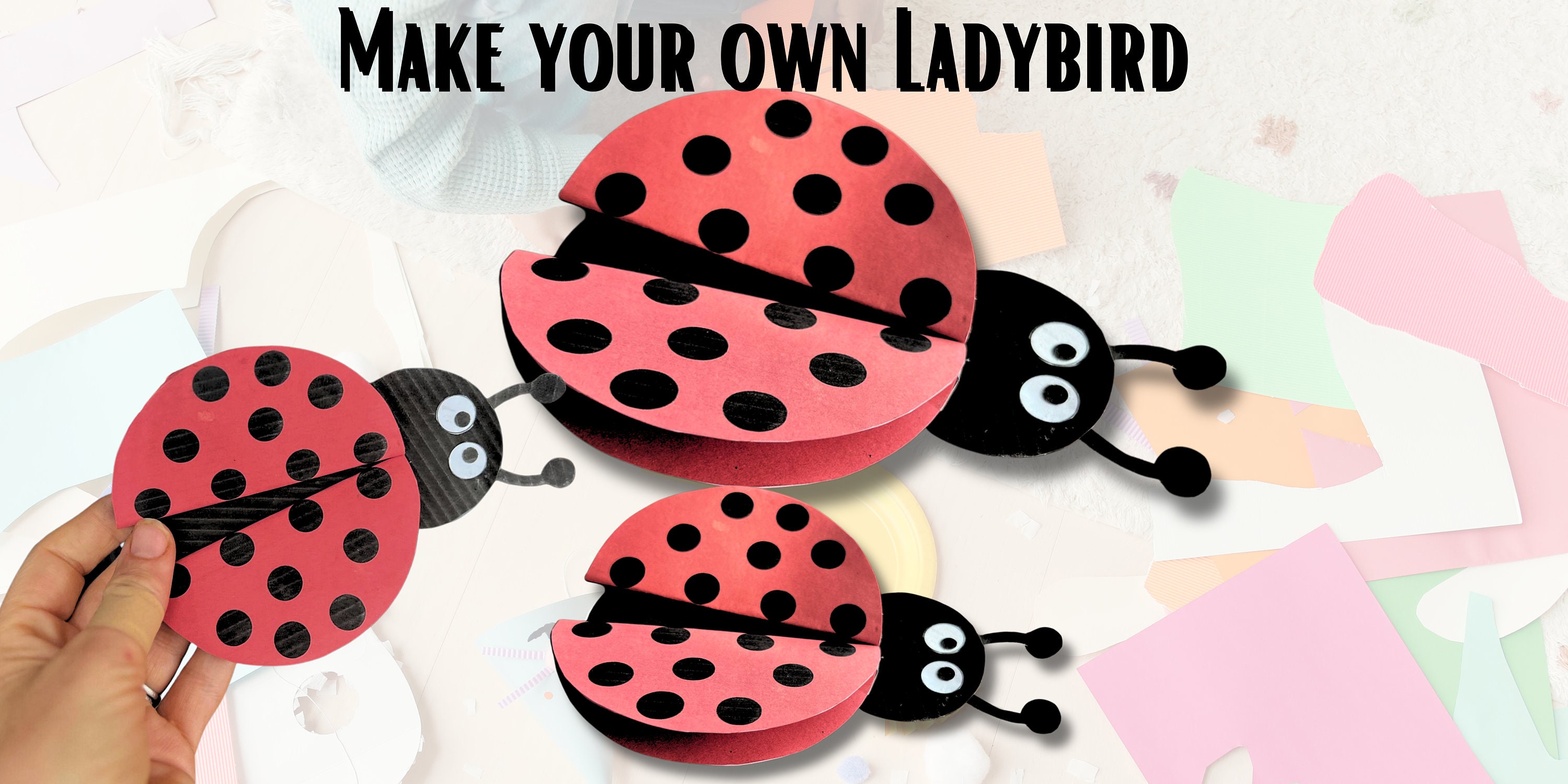 Make Your Own Ladybirds Printable Template - Etsy