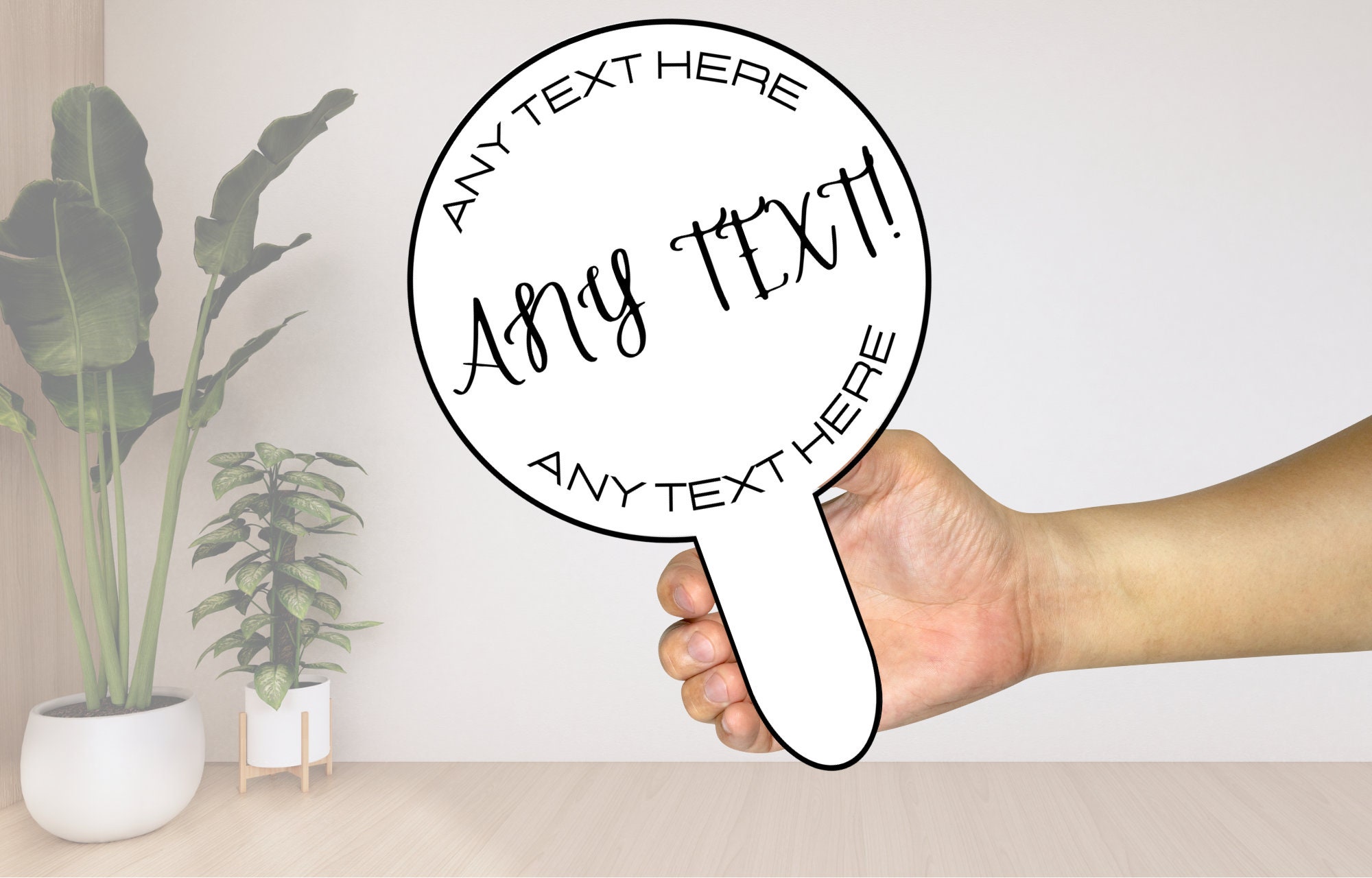 Personalised Paddle Signs Party Games Custom Wedding Birthday Hen Do ...