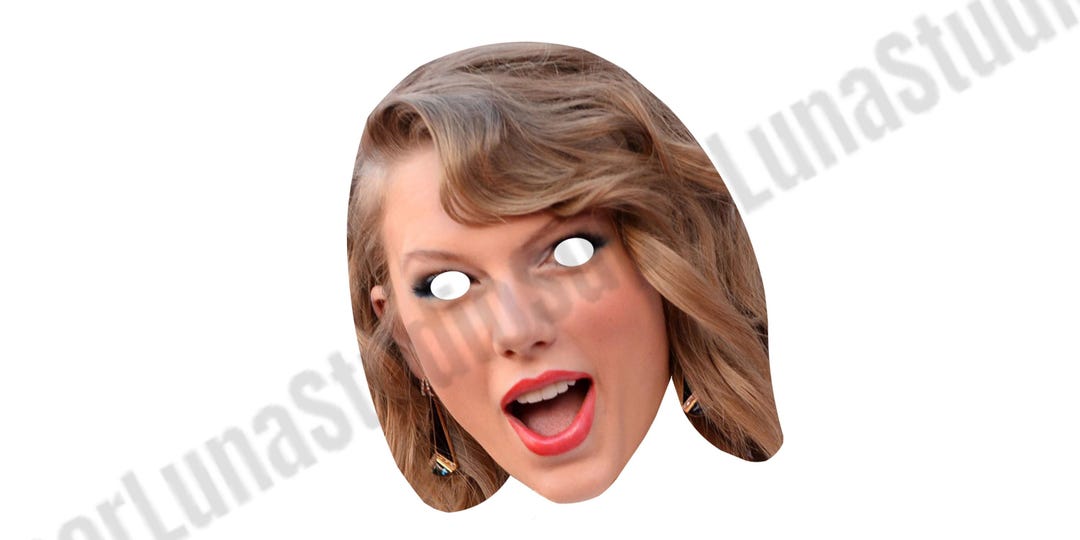 Digital Celebrity Face Mask for Instant Download - Party Essential or ...