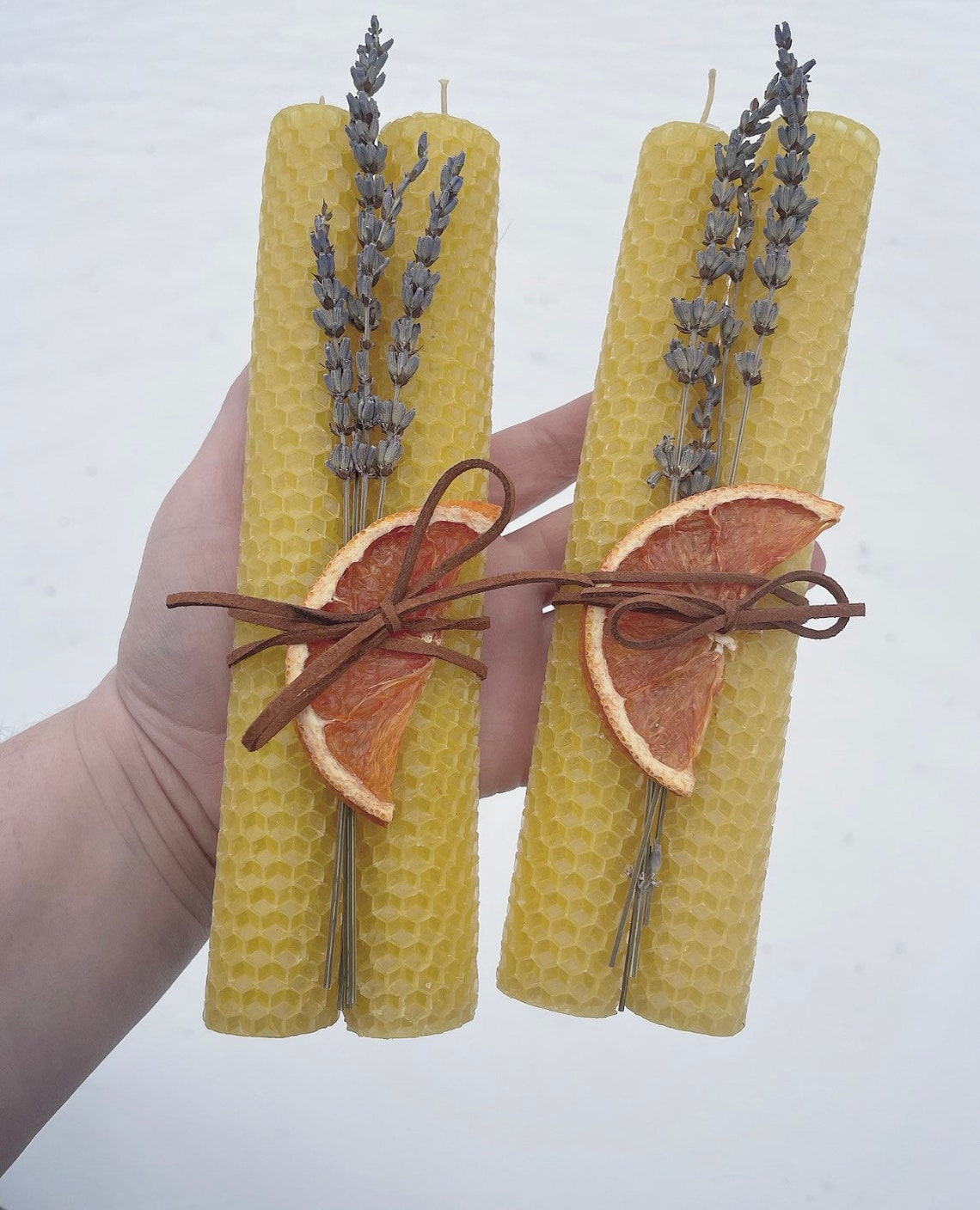 Beeswax Candles Hand Rolled Beeswax Candles - Etsy