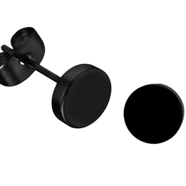 Black Earrings for Men - Etsy