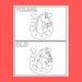 40 Printable Opposite Words Animal Coloring Pages| Printable Opposite ...