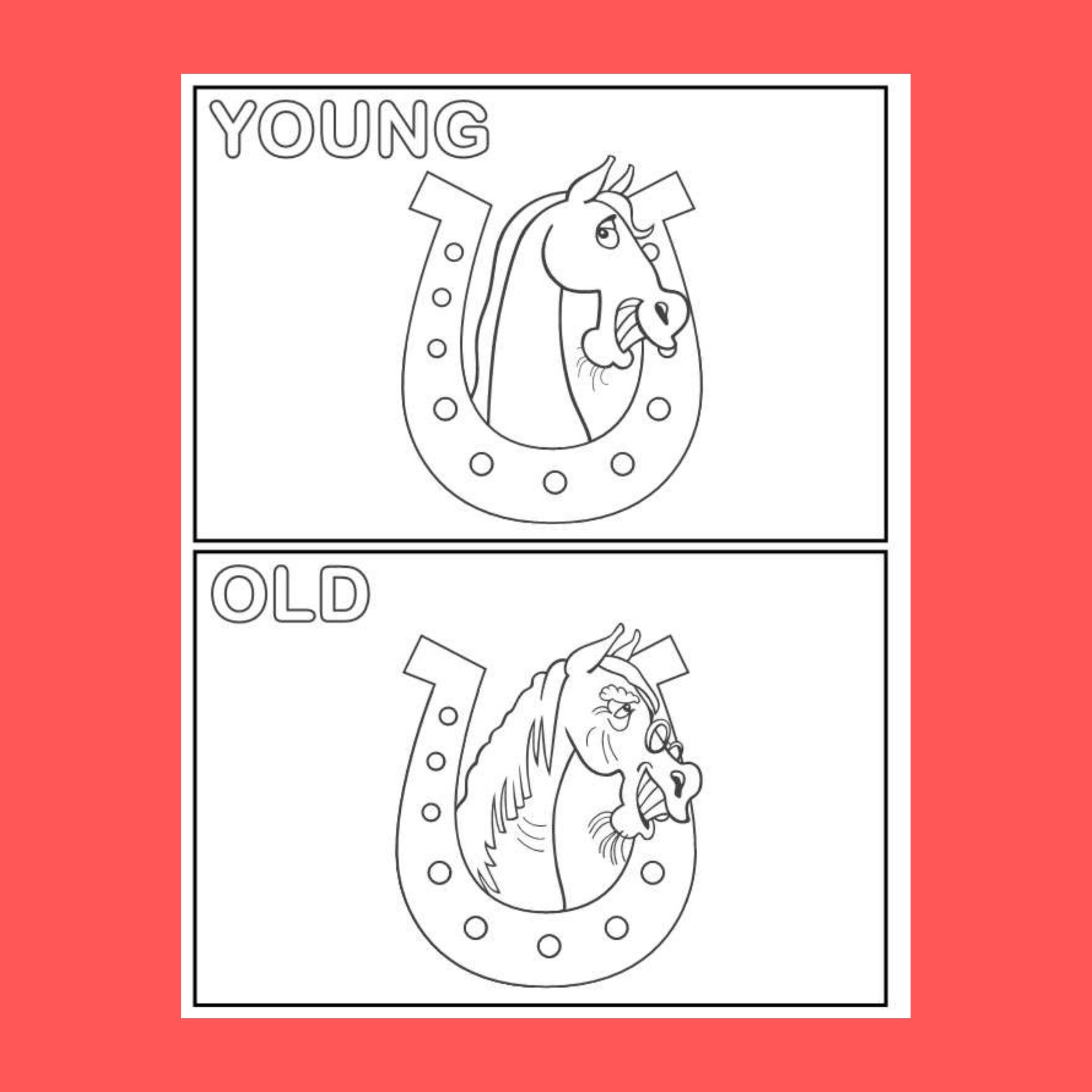 40 Printable Opposite Words Animal Coloring Pages| Printable Opposite ...