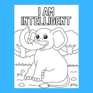 35 Affirmation Coloring Pages Printable Animal Affirmation Coloring ...