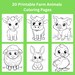 20 Printable Farm Animals Coloring Pages | Cute Farm Animals Coloring ...