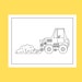 20 Printable Construction Vehicles Coloring Pages| Construction ...