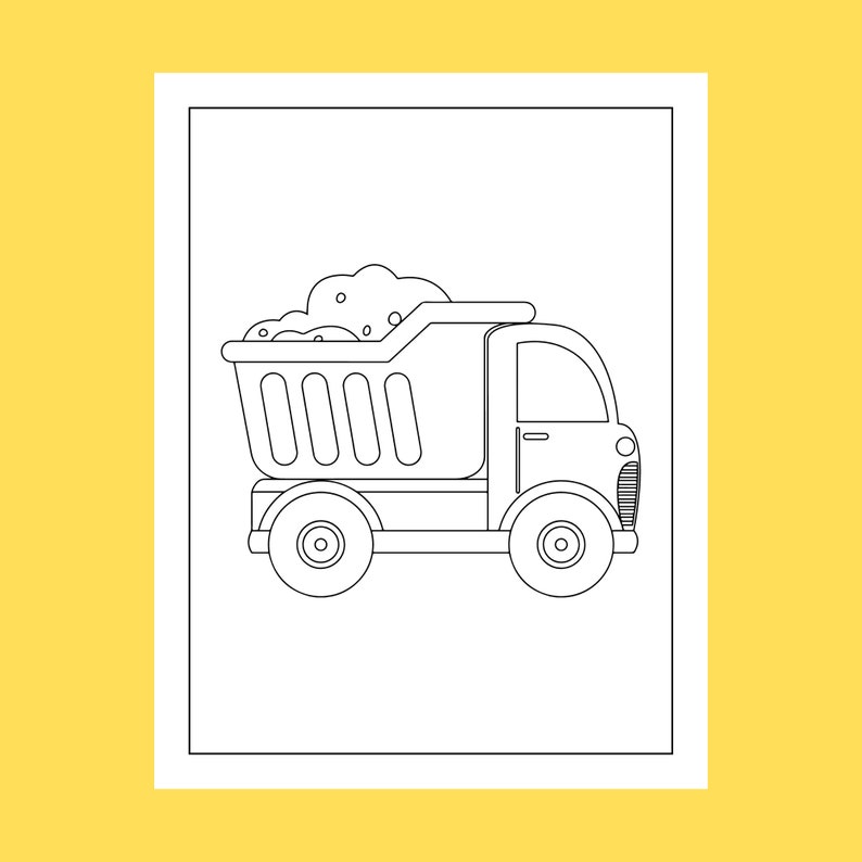 20 Printable Construction Vehicles Coloring Pages| Construction ...