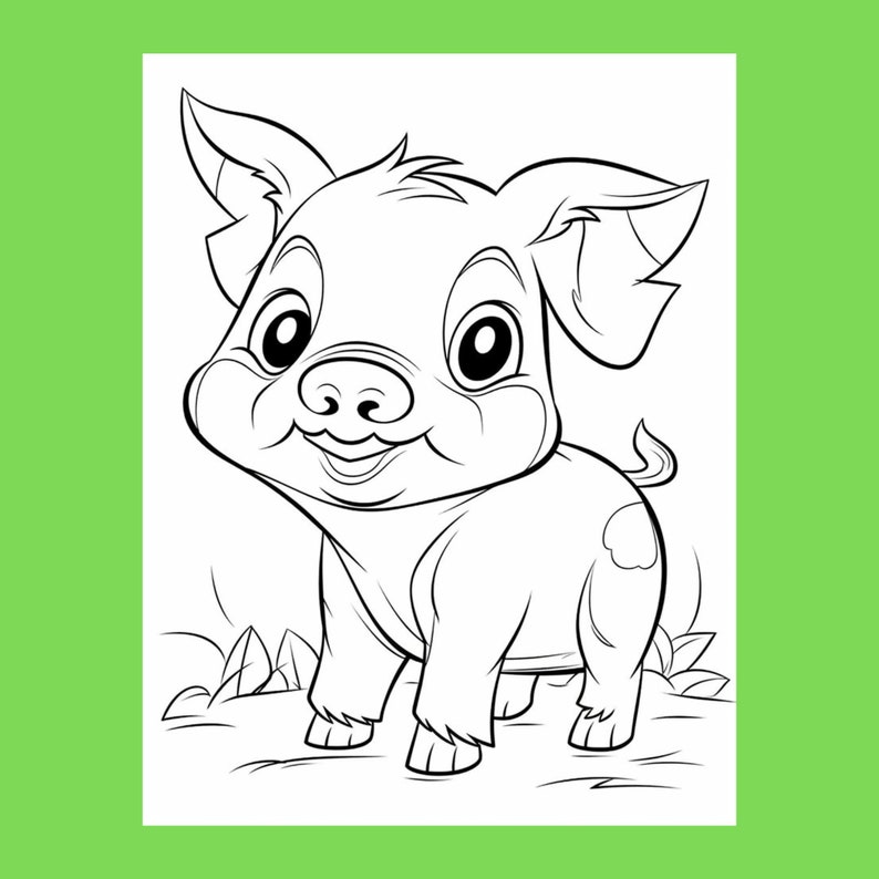 20 Printable Farm Animals Coloring Pages | Cute Farm Animals Coloring ...