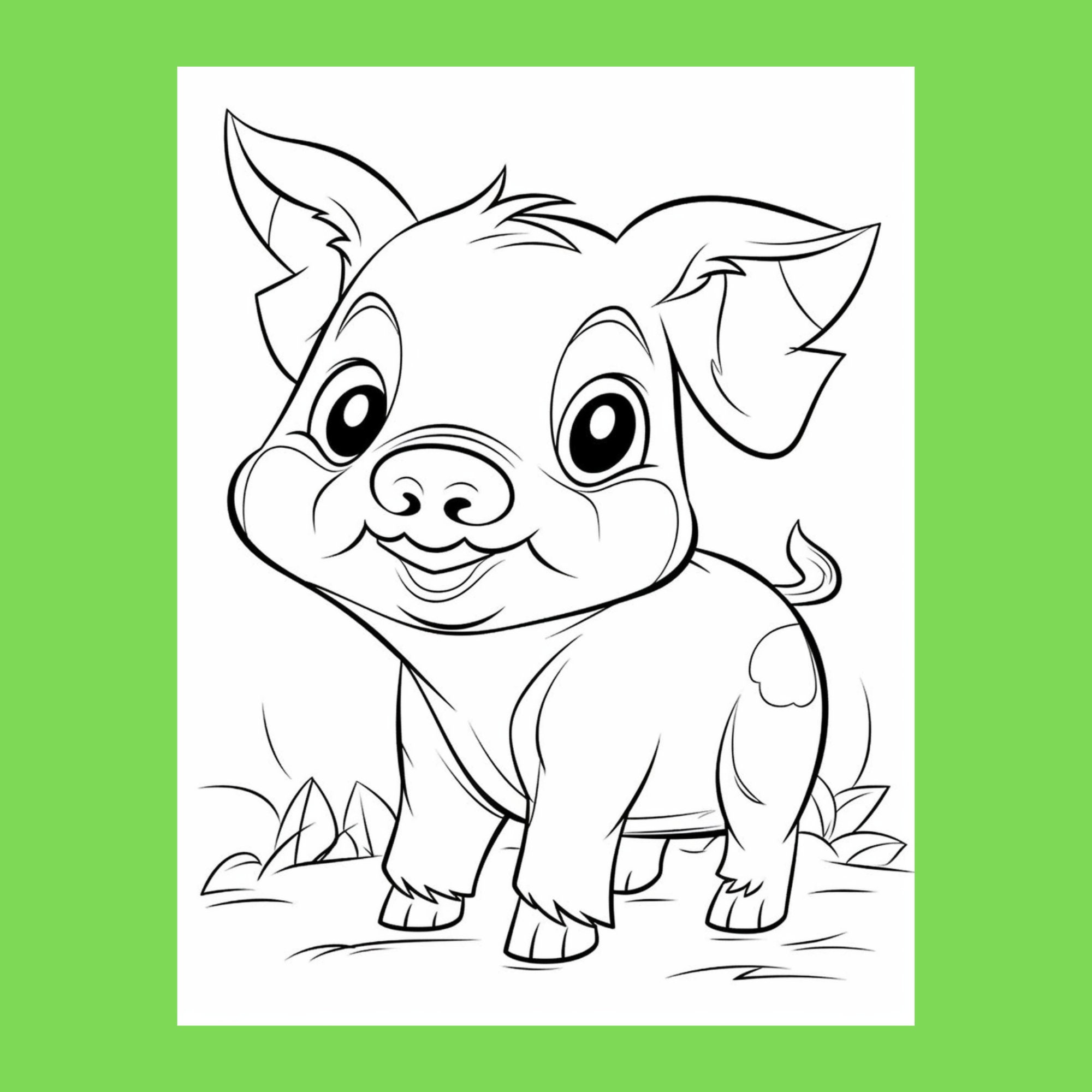 20 Printable Farm Animals Coloring Pages | Cute Farm Animals Coloring ...