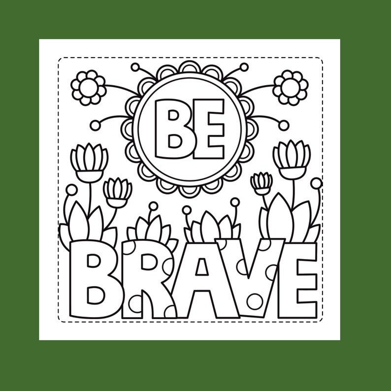 20 Printable Kids Inspiration Coloring Pages Kids Motivational Coloring ...