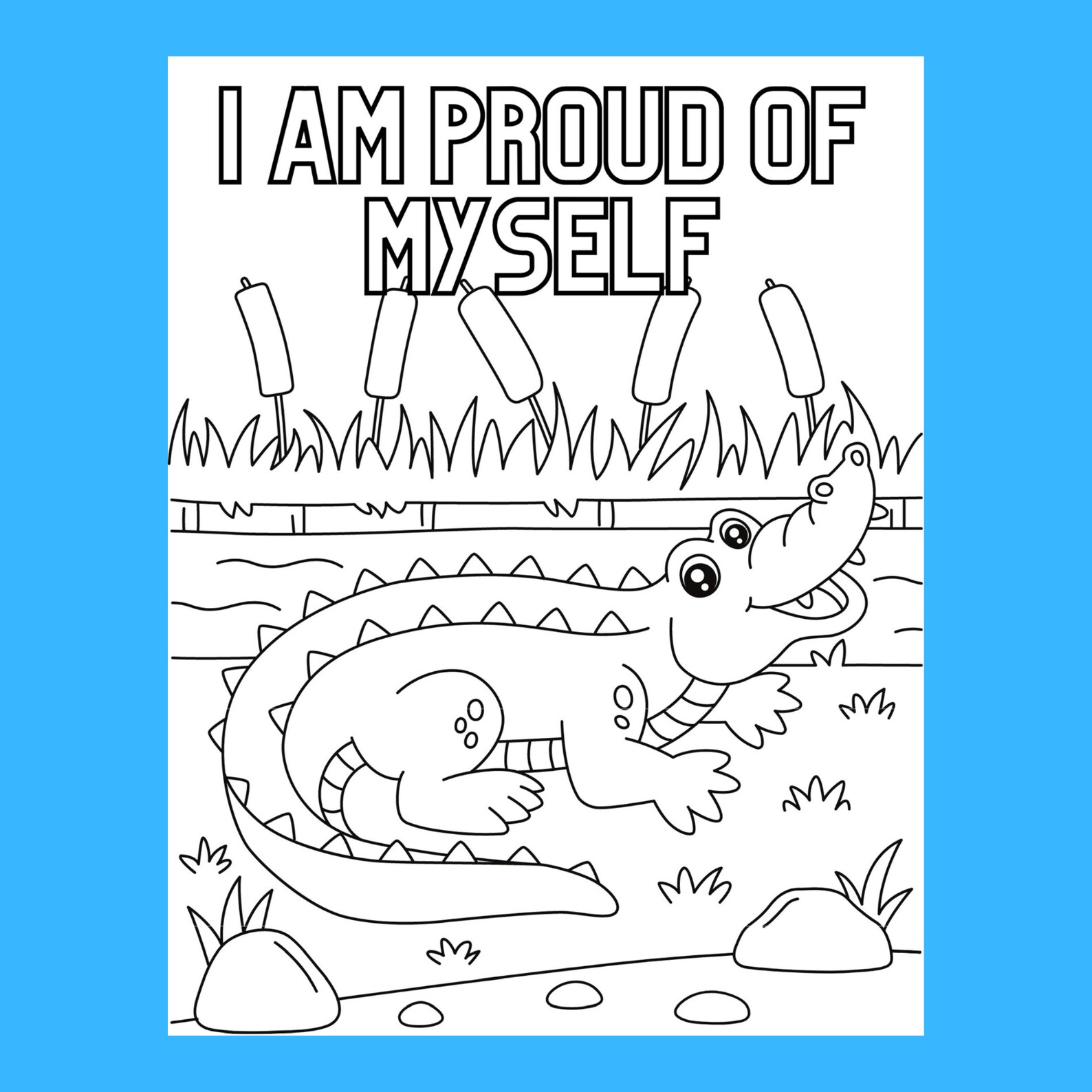 35 Affirmation Coloring Pages Printable Animal Affirmation Coloring ...