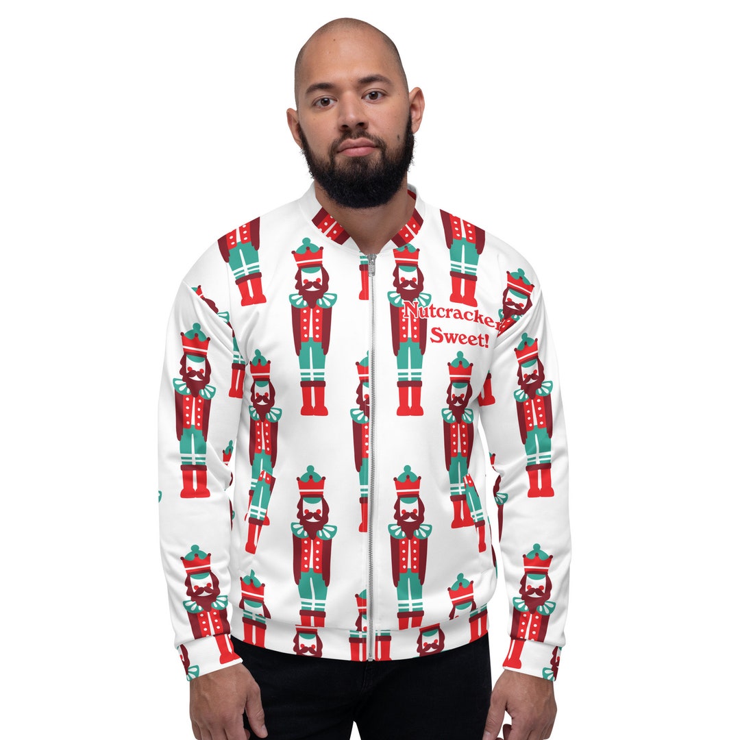 Nutcrackers, Sweet Unisex Holiday Bomber Jacket - Etsy