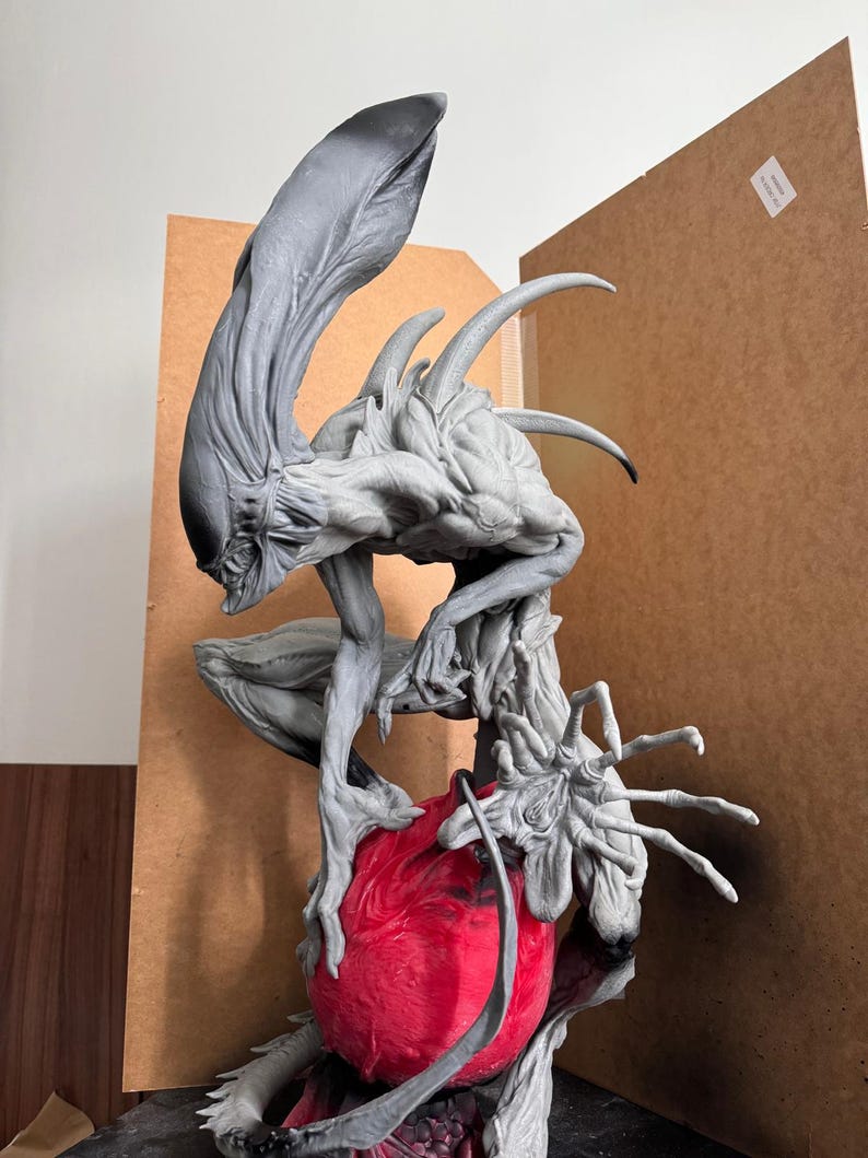 Alien (xenomorph) Sculpture, Facehugger, Egs, Resin Kit - Etsy