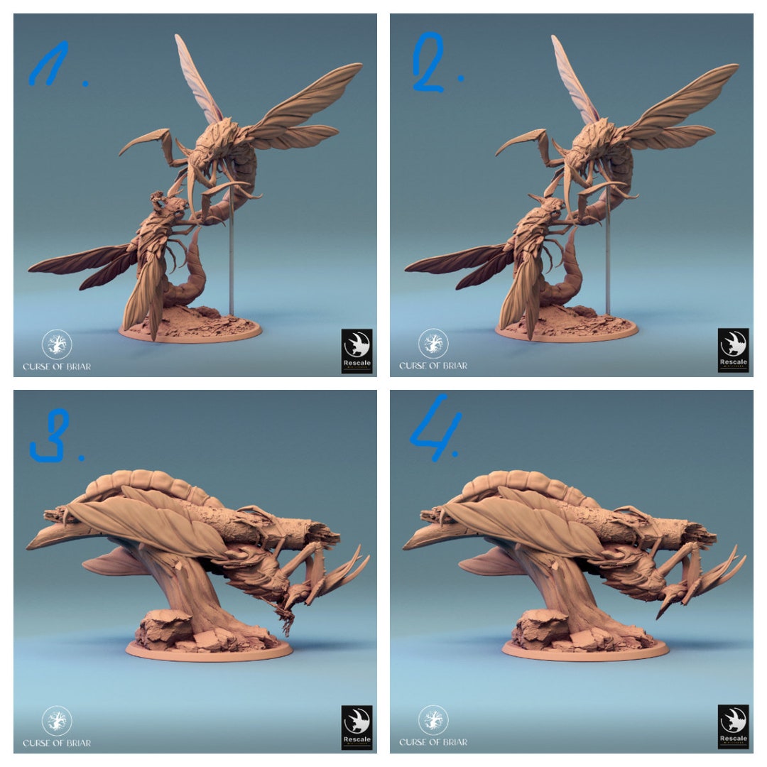 Skycutter (14 Poses)| Curse of Briar | by Rescale Miniatures | Dungeons ...