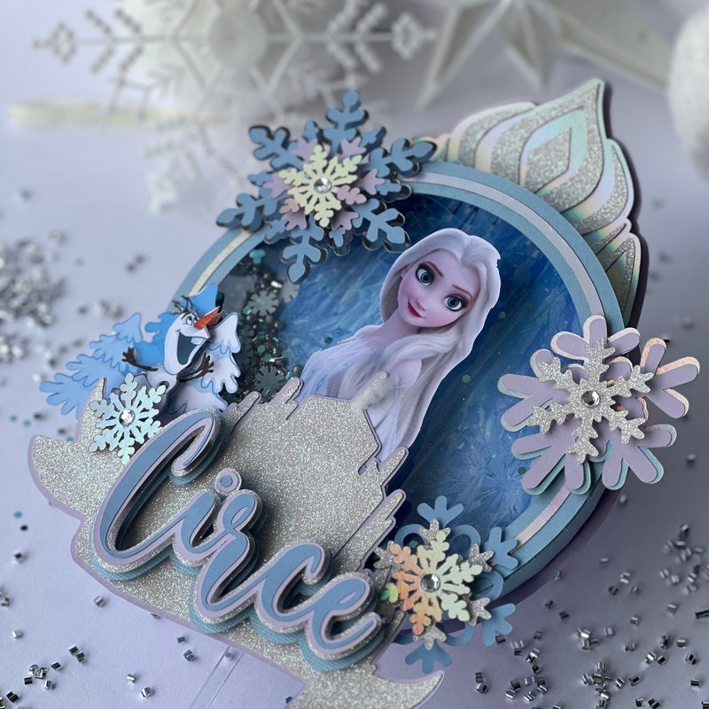 Elsa Cake Topper - Etsy