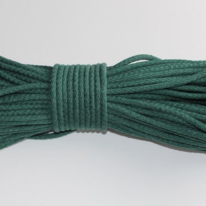 Braided Cotton Rope for Sewing, Cotton Yarn for Basket, Tress Rope ...