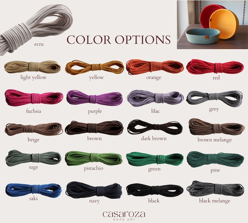 Braided Cotton Rope for Sewing Cotton Yarn for Basket Tress - Etsy