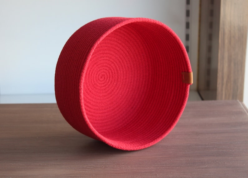 Cotton Rope Woven Basket Handmade Storage Basket Cotton Rope - Etsy