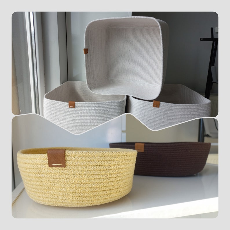 Braided Cotton Rope for Sewing Cotton Yarn for Basket Tress - Etsy