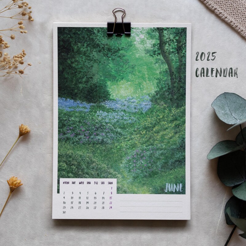 Calendar Art - Etsy