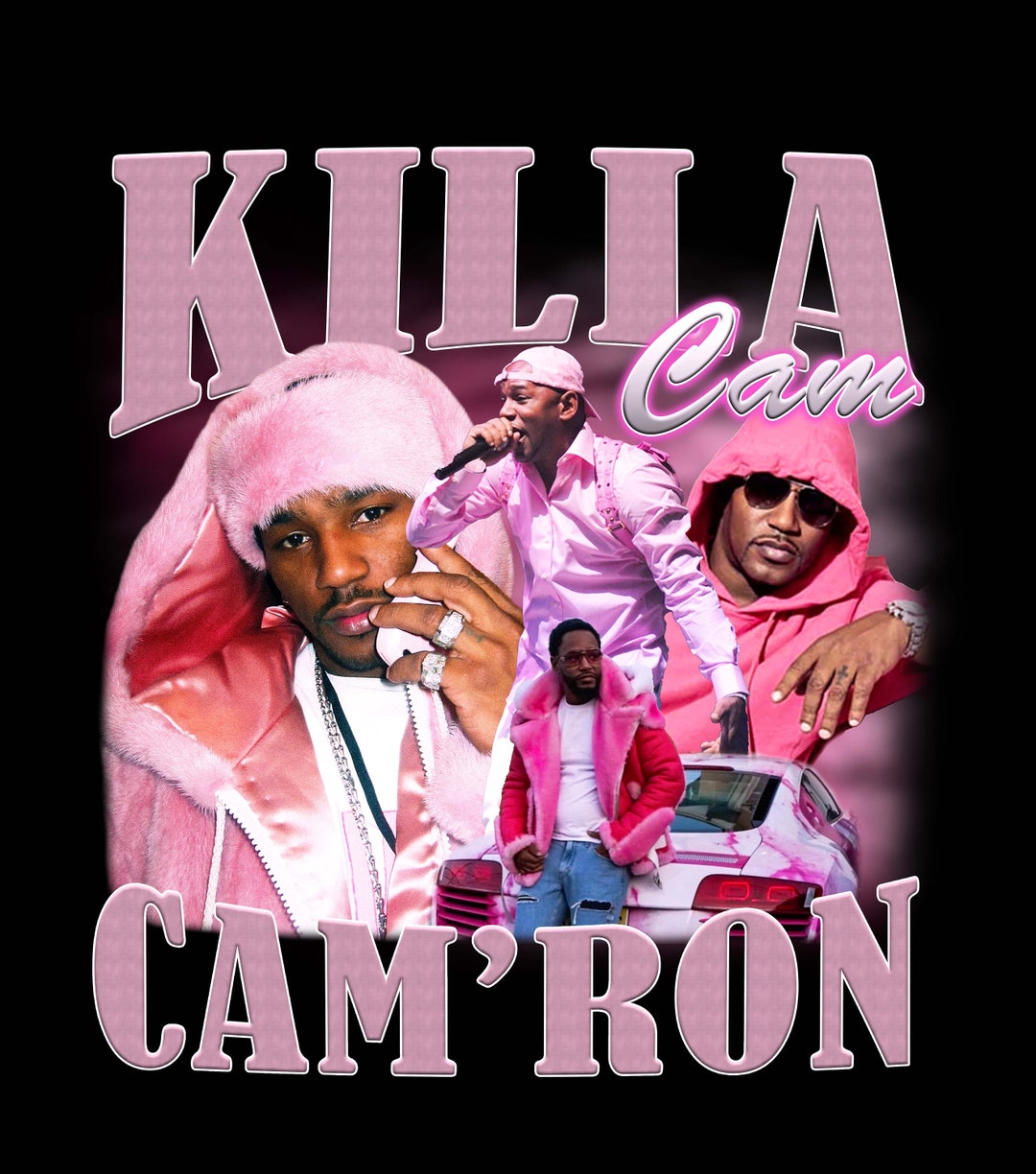 Cam'ron Killa Cam T Shirt Design PNG Instant Download 300 Dpi (Instant ...